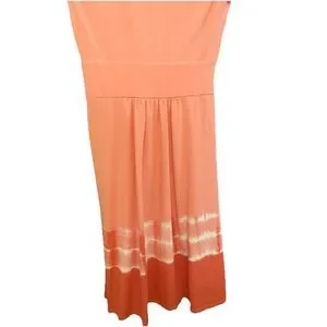 Lands' End | Dresses | Lands End Womens Dress Sz S Peach With Knot ...